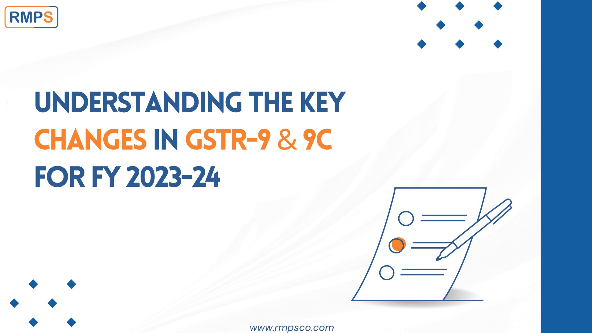Understanding the Key Changes in GSTR-9 & 9C for FY 2023-24 - RMPS ...